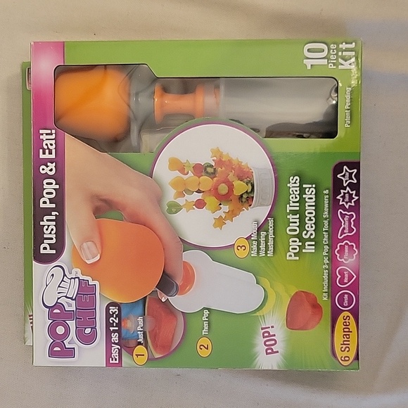 pop chef | Kitchen | Pop Chef 6 Cutting Shapes To Make Edible ...